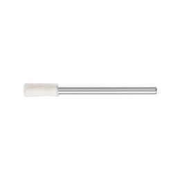 Pferd mittelharte Filzpolierstifte Zylinderform Ø 4x12 mm Schaft-Ø 3 mm (44100412)