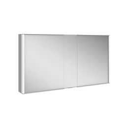 KEUCO Spiegelschrank Royal Match 1300x700x160mm, si-el, 2 Dreht., 1 FF (12805171301)