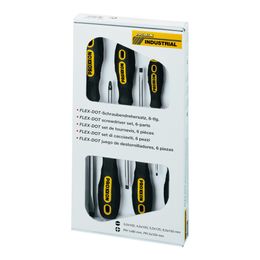 Proxxon FLEX-DOT Schraubendrehersatz 6-tlg., Schlitz und PHILLIPS (22604)