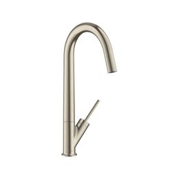 Hansgrohe Sp&uuml;ltisch-Einhebelmischer 300 Axor Starck mit Schwenkauslauf, brushed nickel (10822820)