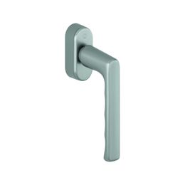 Hoppe 0700/UD9020 Fenstergriff Hamburg Alu.F9/stahlfarben 32-42mm Stand., aus Aluminium mit Vierkantstift und Secustik-Funktion, 11701335)