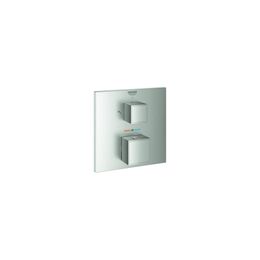 Grohe Fertigmontageset Grohtherm Cube UP-Br-THM, m int. 2-W.-Umstg., superst. (24154DC0)