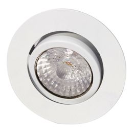 Megaman LED-Einbaudownlight 2800K 36&deg;IP44 dim ws MM 76730 (MM76730)