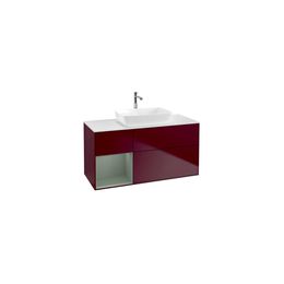 Villeroy & Boch V&B Waschtischunterschrank Wandbeleuchtung Finion 120cm, Pl wh. m, Reg Oli. m Lac, Peo m ; Villeroy & Boch (G821GMHB)
