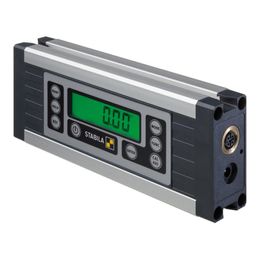Stabila Elektronik-Neigungsmesser TECH 1000 DP aus Aluminium mit Digitalanzeige und Bluetooth-Funktion, 6-teiliges Set mit Tasche und Zubehör (19126)