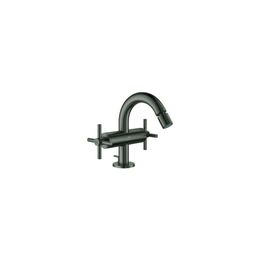 Grohe Bidet-Zweigriff-Armatur Atrio 1/2", m Kreuzgr., hd graphite geb&uuml;rstet (24353AL0)