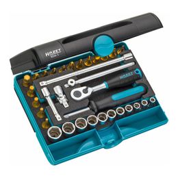 Hazet Steckschl&uuml;ssel-Satz 854-1 Vierkant hohl 6,3 mm (1/4 Zoll) Au&szlig;en-Sechskant-Tractionsprofil, Innen-Sechskant Profil, Kreuzschlitz Profil PH, Pozid)