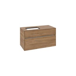 Villeroy & Boch V&B Waschtischunterschrank Collaro 100x54,8x50cm, WT l, LED 7,3 W, Kan Oa ; Villeroy & Boch (C110B0RH)