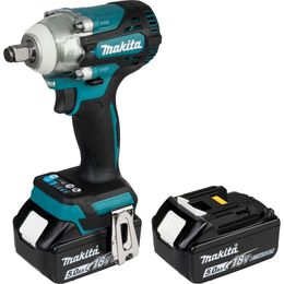 Makita Akku-Schlagbohrschrauber &raquo;DTW300RTJ&laquo; inkl. 2 Akkus und Schnellladeger&auml;t gr&uuml;n