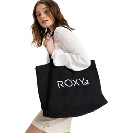 Roxy Strandtasche »Go For It« Anthracite Einheitsgröße Einheitsgröße Material: Einfarbiger Canvas-Stoff aus 70 %...