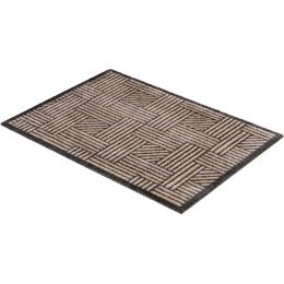 Sch&ouml;ner Wohnen Kollektion SCH&Ouml;NER WOHNEN-KOLLEKTION Fu&szlig;matte &raquo;Manhattan 004&laquo; rechteckig 7 mm H&ouml;he Schmutzfangmatte, waschbar beige Obermaterial: 100% Polyamid B : 50 cm 1...