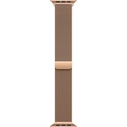Apple Smartwatch-Armband »Milanaise« Gold Elegantes Finish: Durch physikalische Gasphasenabscheidung (PVD) für ein einzigartiges Aussehen veredelt.