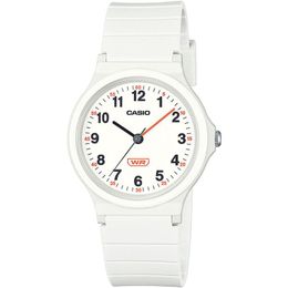 Casio Timeless Collection Jungen CASIO TIMELESS COLLECTION Quarzuhr Armbanduhr, Kinderuhr, M&auml;dchen, Jungen, Geschenkidee, Schulananfang wei&szlig;