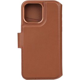Decoded Smartphone-Hülle »Leather Detachable Wallet für iPhone 15 Pro« iPhone 15 Pro 15, 5 cm (6, 1 Zoll) braun Kompatibel mit MagSafe- und Qi-Laden