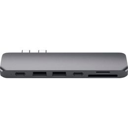 Satechi Adapter &raquo;Type-C Pro Hub 4K HDMI&laquo; grau Aluminium 4K HDMI-Anschluss