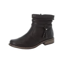 Rieker Stiefelette &raquo;Stiefelette Lederimitat&laquo; Schwarz 43 43 Verschluss: Rei&szlig;verschluss