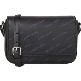 Tommy Jeans Umhängetasche »Women TJW ESS MUST FLAP CROSS PRINT Crossover« Damen Tasche Black Allover