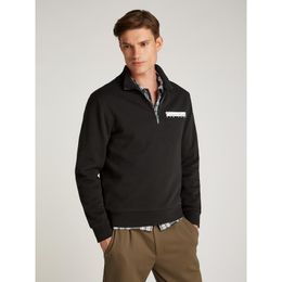 Calvin Klein Sweatshirt »NY CHEST BOX LOGO Q-ZIP« Ck Black M M Sweatshirt von Calvin Klein