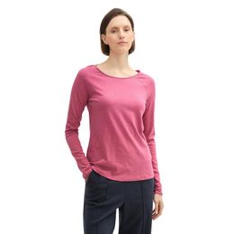 Tom Tailor Langarmshirt mit U-Boot-Ausschnitt pink velvet XL (42) XL (42) Shirt von Tom Tailor