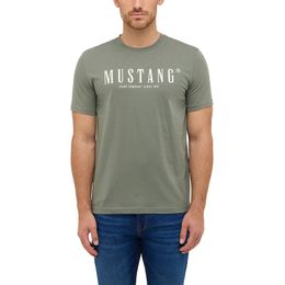 Mustang T-Shirt »MU-Austin« Agave Green L L T-Shirt von Mustang