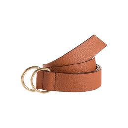 Tom Tailor Denim Ledergürtel »TTDABBY« 2.5 cm breiter Damengürtel, mit D-Ring Verschluß light brown