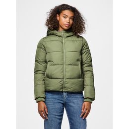 Pieces Steppjacke »PCBEE NEW SHORT PUFFER JACKET NOOS BC« mit Kapuze Deep Lichen Green XXL XXL Pufferjacke von Pieces