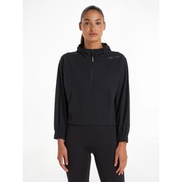Calvin Klein Sport Anorak mit Kapuze schwarz XS (34) XS (34) Jacke von Calvin Klein Performance