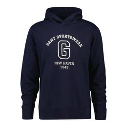 Gant Hoodie »GRAPHIC SWEAT HOODIE« EVENING BLUE XL XL Kapuzensweatshirt von Gant