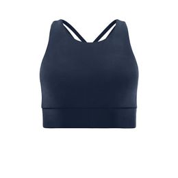 WINSHAPE Sport-Bustier »Functional Comfort Sport-BH SB103C« mit Rücken-Applikation anthrazit M M Ultra weicher, eleganter Sport-BH mit...