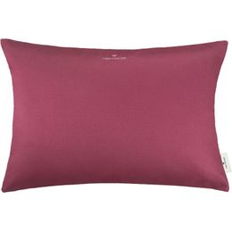 Tom Tailor HOME Dekokissen »Dove Signature« rot/dunkelrot/bordeaux + unifarben Bezug: 63% Polyester, 37% Baumwolle B/L: 40 cm x 60 cm