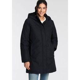 CMP Parka »WOMAN PARKA FIX HOOD« mit Kapuze nero 40 40 Steppjacke von CMP