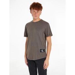 Calvin Klein Jeans T-Shirt &raquo;WASHED MONOLOGO BADGE TEE&laquo;, mit Logopatch Endless Grey S S T-Shirt von Calvin Klein Jeans Menswear