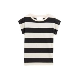 Tom Tailor Shirttop mit Streifen black and white bold stripe 176 176 T-Shirt für Damen von Tom Tailor
