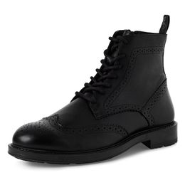 MARCO TOZZI by GMK Herren MARCO TOZZI by GMK Schn&uuml;rboots , Schn&uuml;rstiefelette, Businessschuh mit eleganter Lyralochung schwarz 44
