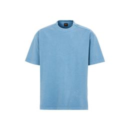 BOSS Orange T-Shirt »Te Dye« mit Rundhalsausschnitt Light/Pastel Blue459 L L Shirt von BOSS Orange Menswear