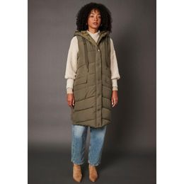 Haily's HAILY&rsquo;S Steppweste &raquo;SL P VT Ch44arlotte&laquo; khaki XS (34) XS (34) Lange Pufferweste von HaILY&rsquo;S in bester Marken-Qualit&auml;t