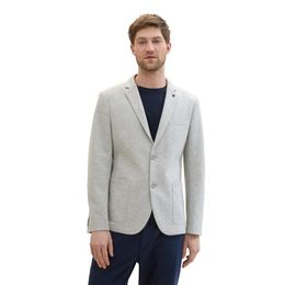 Tom Tailor Sakko mit Eingrifftaschen light asphalt mélange 46 46 Piqué Blazer von Tom Tailor