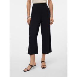 Véro Moda VERO MODA 7/8-Hose »VMEASY JOY HW CULOTTE PANTS WVN GA« Sommerhose Black XL (42) - N-Gr N-Gr XL (42) Culotte von Vero Moda