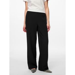Pieces Schlupfhose »PCBOSELLA HW WIDE PLAIN PANT NOOS« Black XS (34) - Länge 30 Länge 30 XS (34) Anzughose mit weitem Bein von Pieces