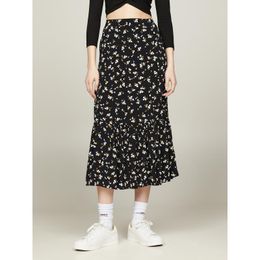 Tommy Jeans CURVE A-Linien-Rock »TJW FLORAL RUFFLE MIDI SKIRT EXT« Webrock Große Größen Spring Floral XXXL(46) XXXL(46) Rock von Tommy Jeans Curve