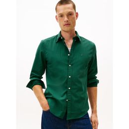 Tommy Hilfiger Langarmhemd »FLEX POPLIN MICRO GINGHAM« mit Vichy Karo, Button-down-Kragen, Regular Fit Ornamental Green / Check XXL - N-Gr N-Gr XXL...