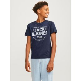 Jack & Jones JACK & JONES JUNIOR T-Shirt &raquo;JJJEANS TEE SS O-NECK JNR&laquo; navy blazer 164 164 Kurzarm: ideal f&uuml;r Sommer und w&auml;rmere Tage