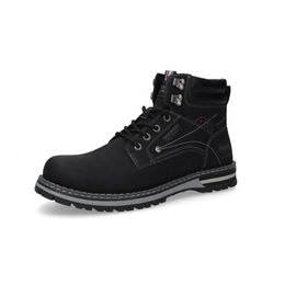Dockers by Gerli Herren Dockers by Gerli Schn&uuml;rboots Winterboots, Workerboots mit Profilsohle schwarz 44