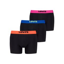Levi's LEVI'S Boxer 3er-Pack, mit kontrastfarbenem Logobund, Geschenkbox Mixed Colors L L Unterhose von Levi's