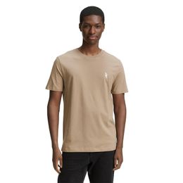 Tom Tailor Denim T-Shirt mit Rundhalsausschnitt roasted nut brown S S Rundhalsshirt von Tom Tailor Denim