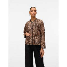 V&eacute;ro Moda VERO MODA Kurzjacke &raquo;VMCLARA JACKET GA NOOS&laquo; Rugby Tan AOP:LEOPARD XL XL Jacke von Vero Moda