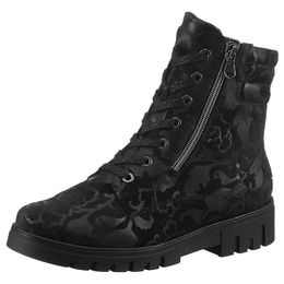 Waldl&auml;ufer WALDL&Auml;UFER Schn&uuml;rstiefelette &raquo;H-SERENA&laquo; Schn&uuml;rboots, Profilsohle, Blockabsatz, in Komfortweite H (= sehr weit) schwarz 7,5 (41) 7,5 (41)...
