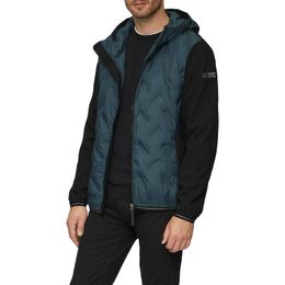 s.Oliver Steppjacke mit Kapuze mit Softshell-Ärmeln und Kapuze blue XL XL Steppjacke von s.Oliver