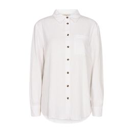 Freequent Hemdbluse &raquo;FQLAVA-SH-SIMPLE&laquo; aus Leinenmix, mit Brusttasche Brilliant white XS XS Leichte Hemdbluse f&uuml;r Damen von Freequent
