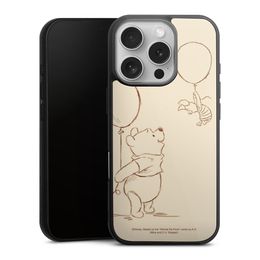DeinDesign iPhone 16 Pro Handy Gallery Case Handyh&uuml;lle 9H Geh&auml;rtetes Glas R&uuml;ckseite H&uuml;lle Disney Official Licensed Product Winnie The Pooh Gallery Case